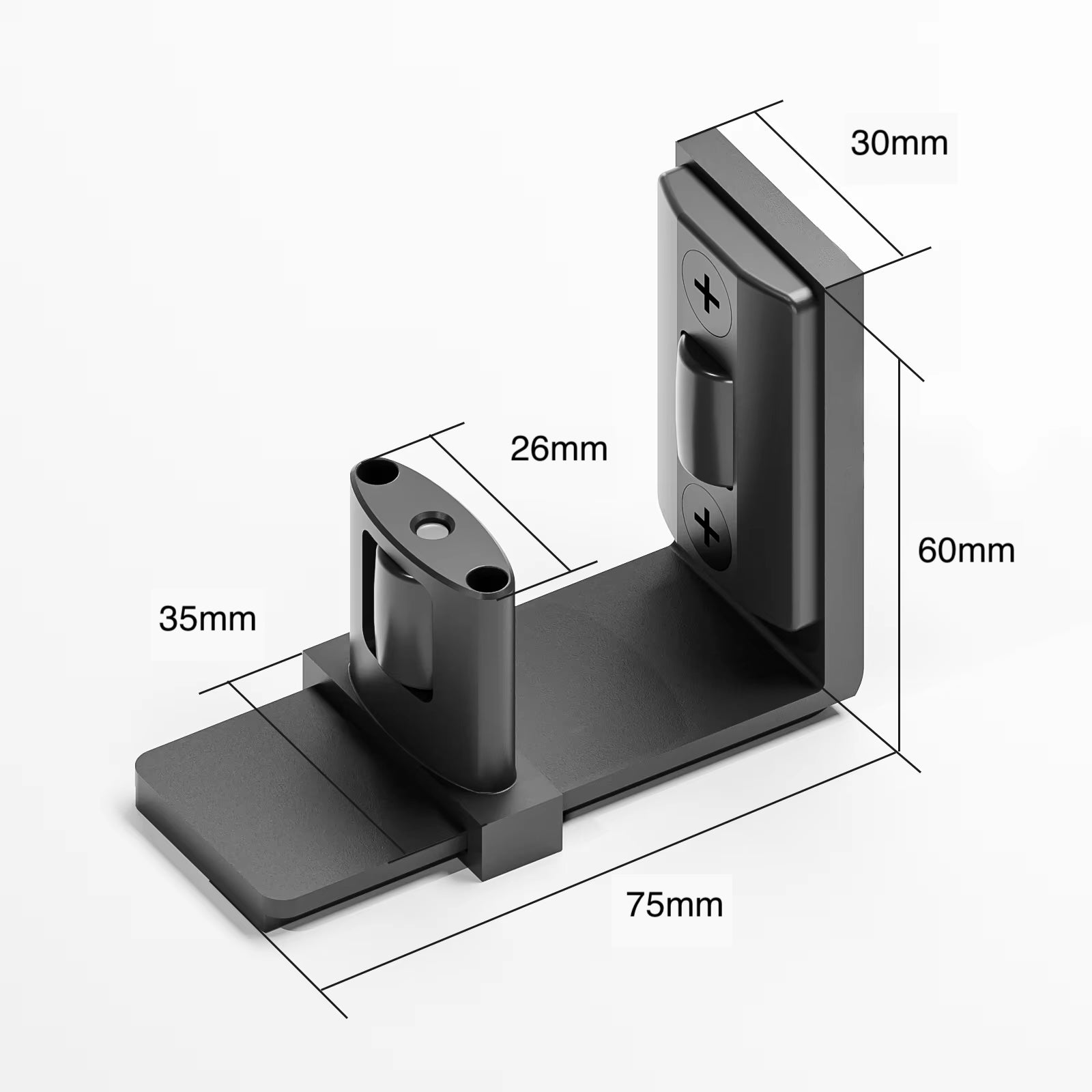 Wall Mounted Door Guide - Slim Double Roller – Estrada